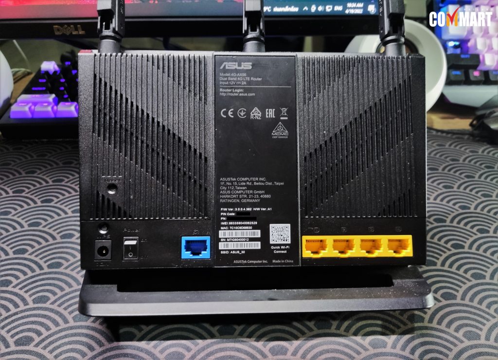 รีวิว : ASUS 4G-AX56 เราเตอร์ LTE พร้อม Wi-Fi 6 ใช้เสถียรทุกที่