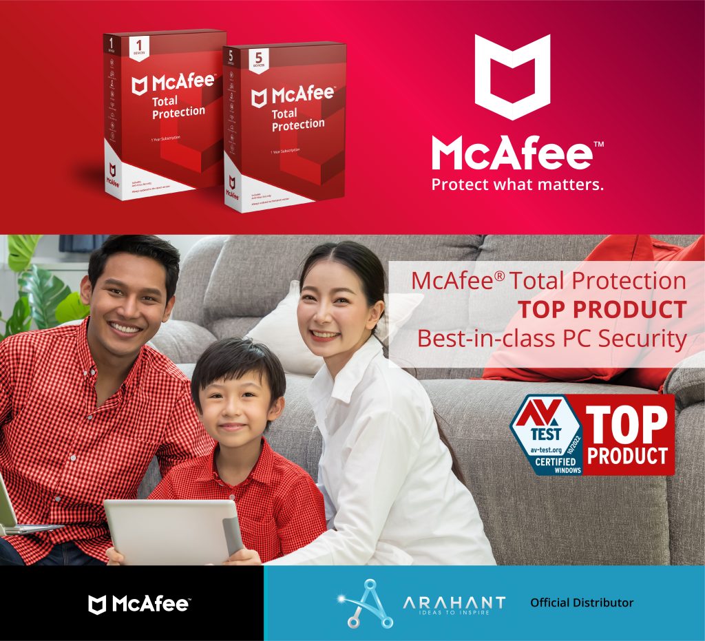 McAfee Total Protection ได้พัฒนาคุณสมบัติเพิ่มความสามารถในการปกป้องภัย ...