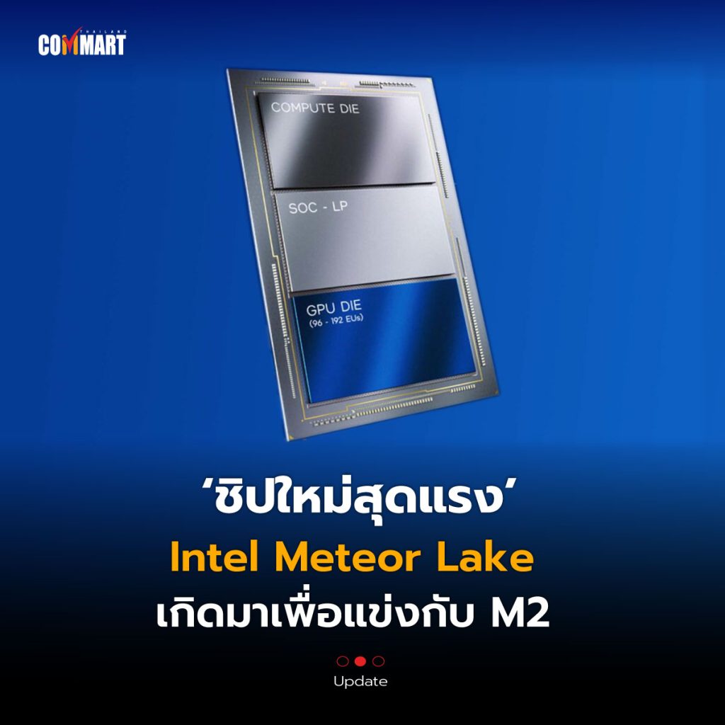 ชิปใหม่สุดแรง Intel Meteor Lake เกิดมาเพื่อแข่งกับ M2