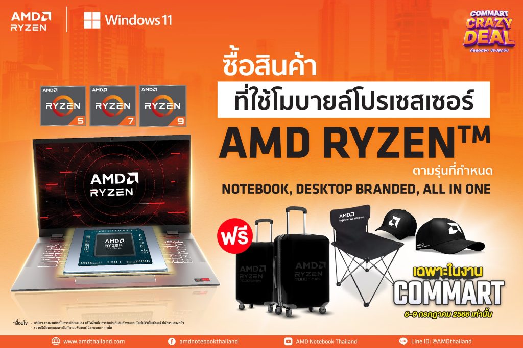 แฟน AMD ห้ามพลาด โปรโมชั่นสุดว้าว