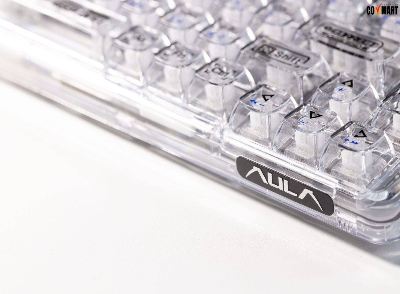 รีวิว : AULA F68 คีย์บอร์ดสีใส ไร้สาย มาพร้อมไฟ RGB
