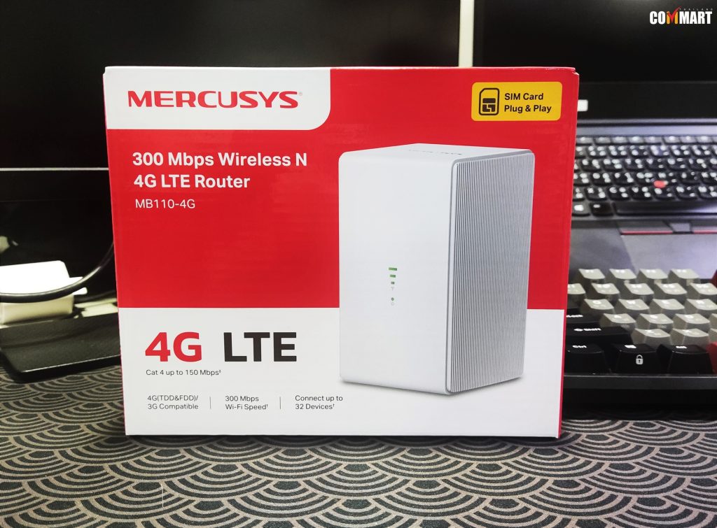 รีวิว : Mercusys MB110-4G เราเตอร์ 4G ใส่ซิม ในงบเพียง 1 พัน