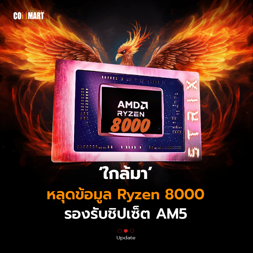 ใกล้มา หลุดข้อมูล Ryzen 8000G รองรับชิปเซ็ต AM5