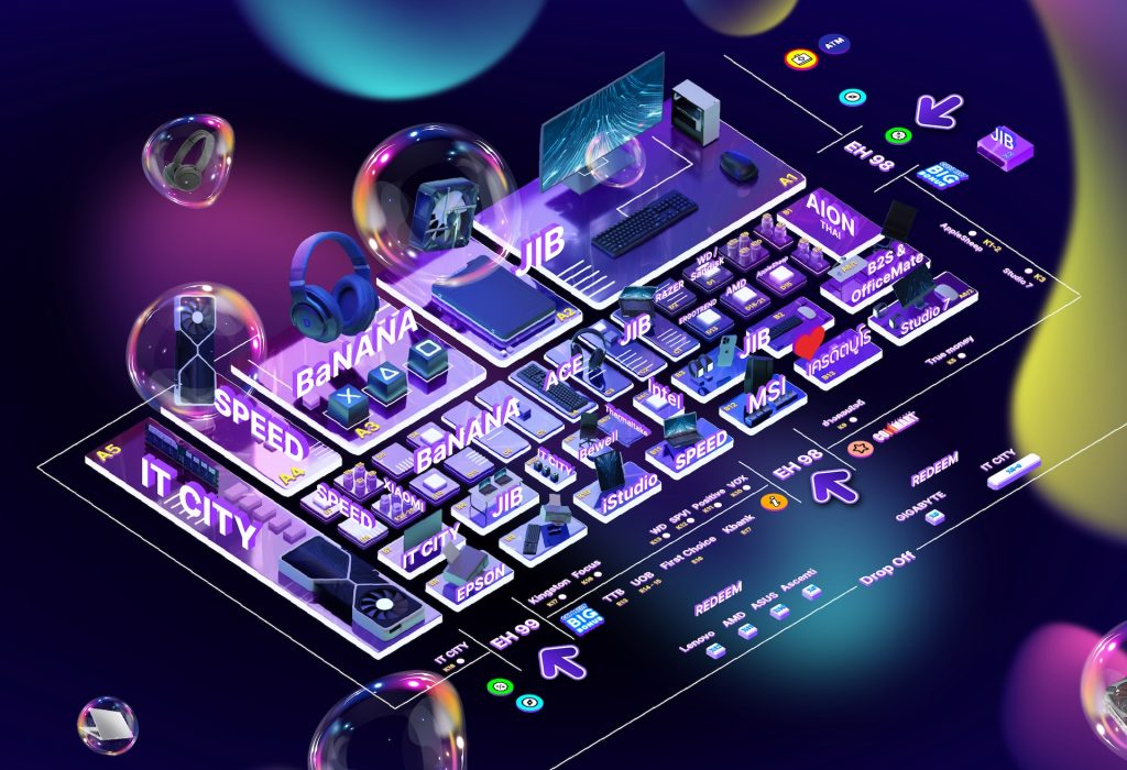 แผนผังงาน Commart Comtech 7-10 มี.ค. 67 ที่ไบเทค บางนา