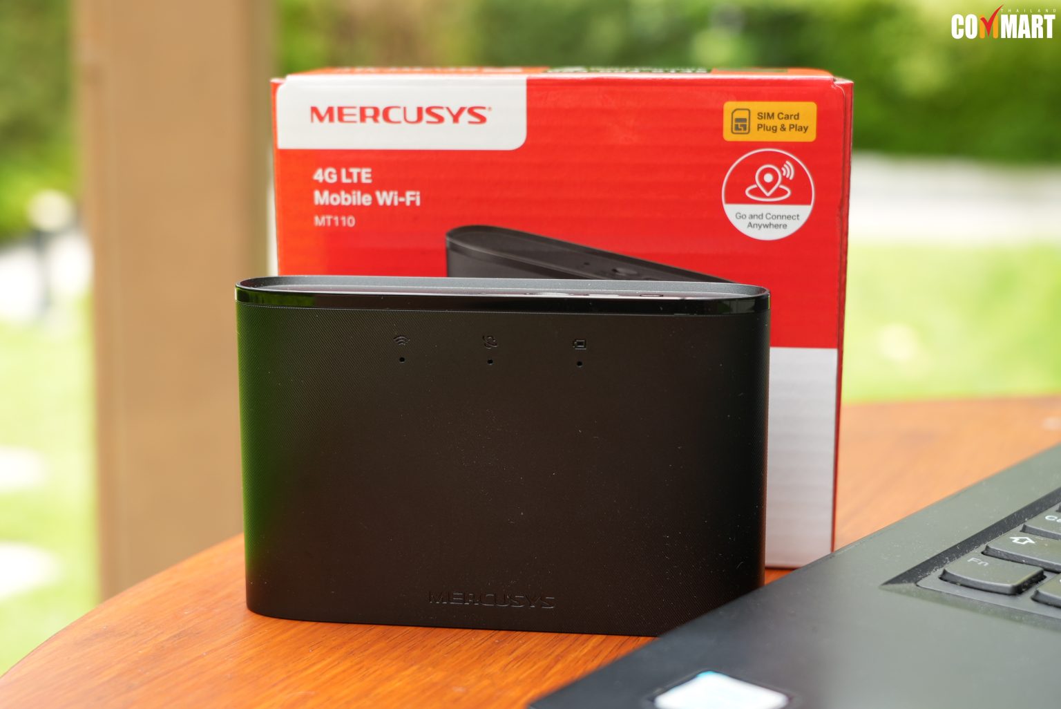 รีวิว : Mercusys MT110 4G พกพาได้ Pocket Wi-Fi ในราคาไม่ถึงพัน