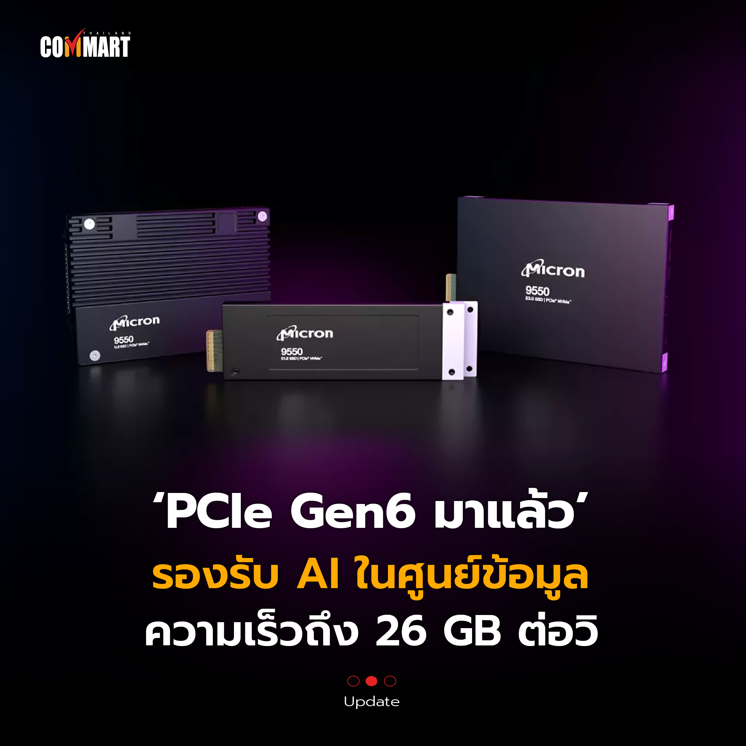 PCIe Gen6 มาแล้ว รองรับ AI ในศูนย์ข้อมูล ความเร็วถึง 26 GB ต่อวิ ...