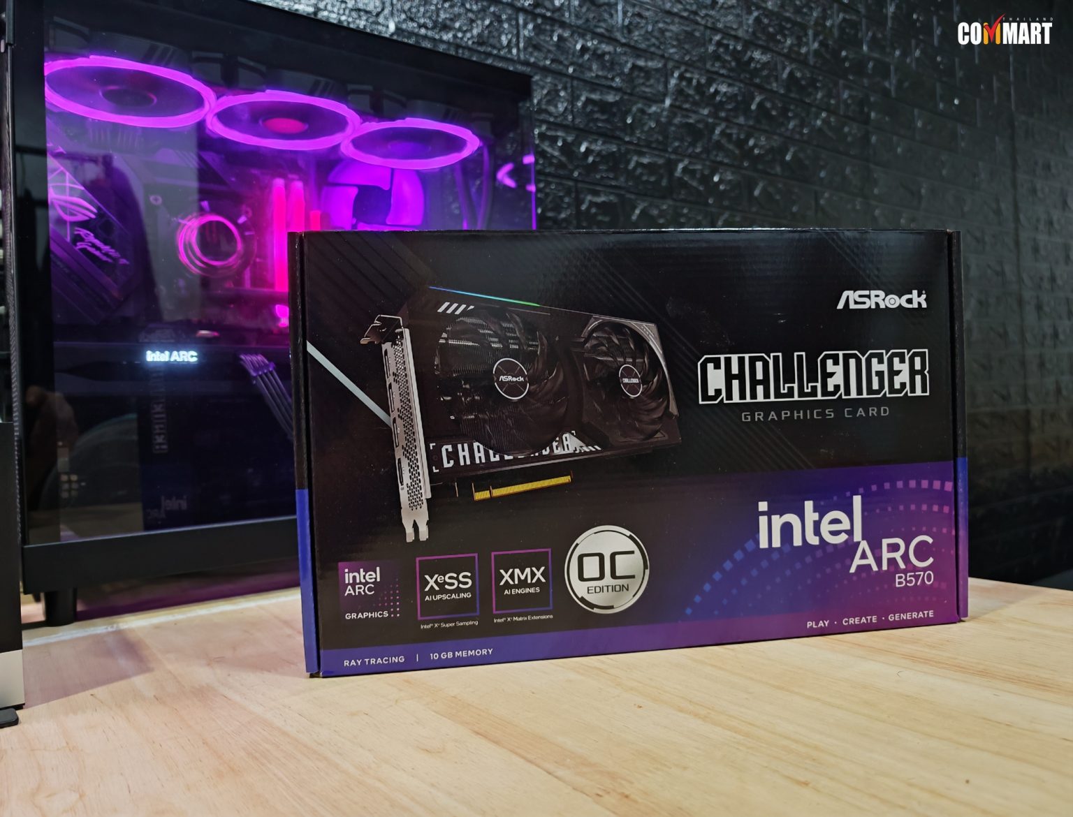 รีวิว : ASRock Intel Arc B570 Challenger แรงคุ้มค่า เย็นแม้ใช้จนสุด